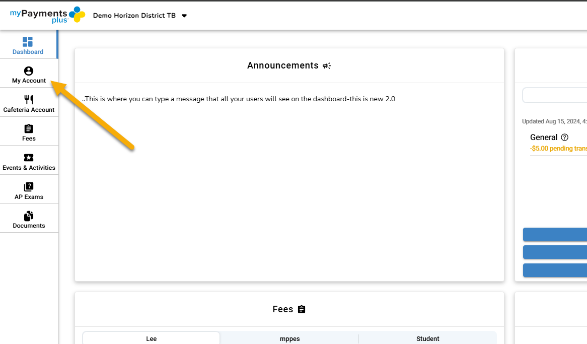 Como alterar/atualizar meu endereço de e-mail no portal dos pais ...